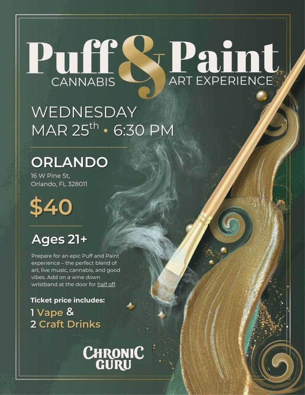 Puff & Paint Orlando - Chronic Guru